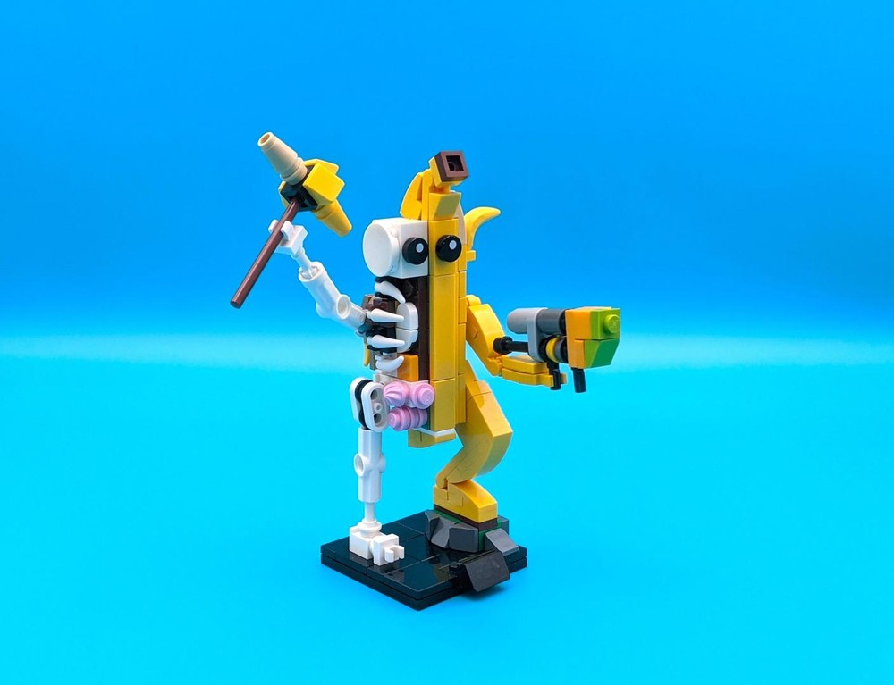 LEGO MOC Microscale Peely Bone by Watersnap | Rebrickable - Build with LEGO