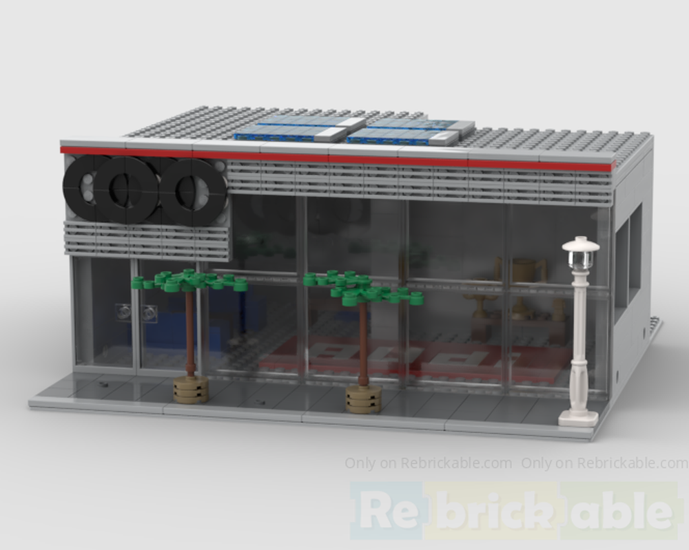 LEGO MOC Modular Audi Car dealership by Riain | Rebrickable - Build ...