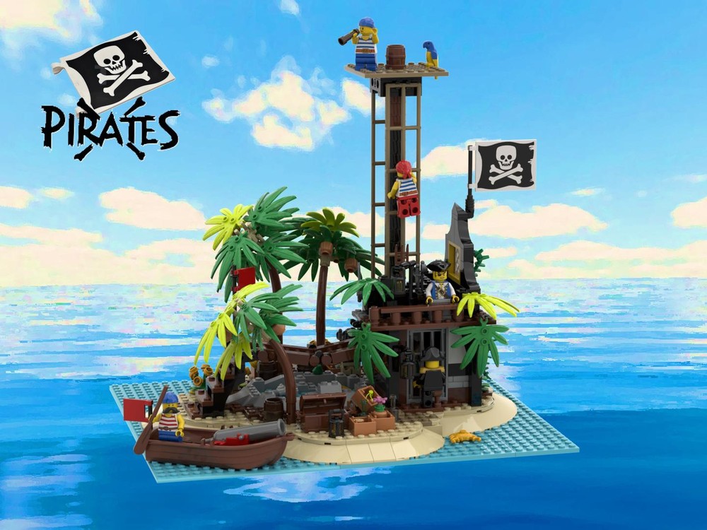 LEGO MOC 21322 - Forbidden Island by Tavernellos | Rebrickable - Build ...