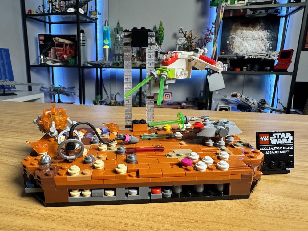 LEGO MOC Midi scale Acclamator Base - Battle on Geonosis by Back 2 ...