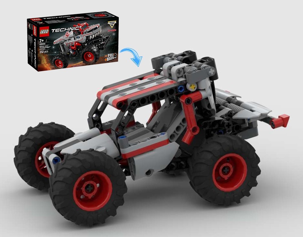 Lego Moc Buggy 42200 Alternative By Erikgs Rebrickable Build With Lego