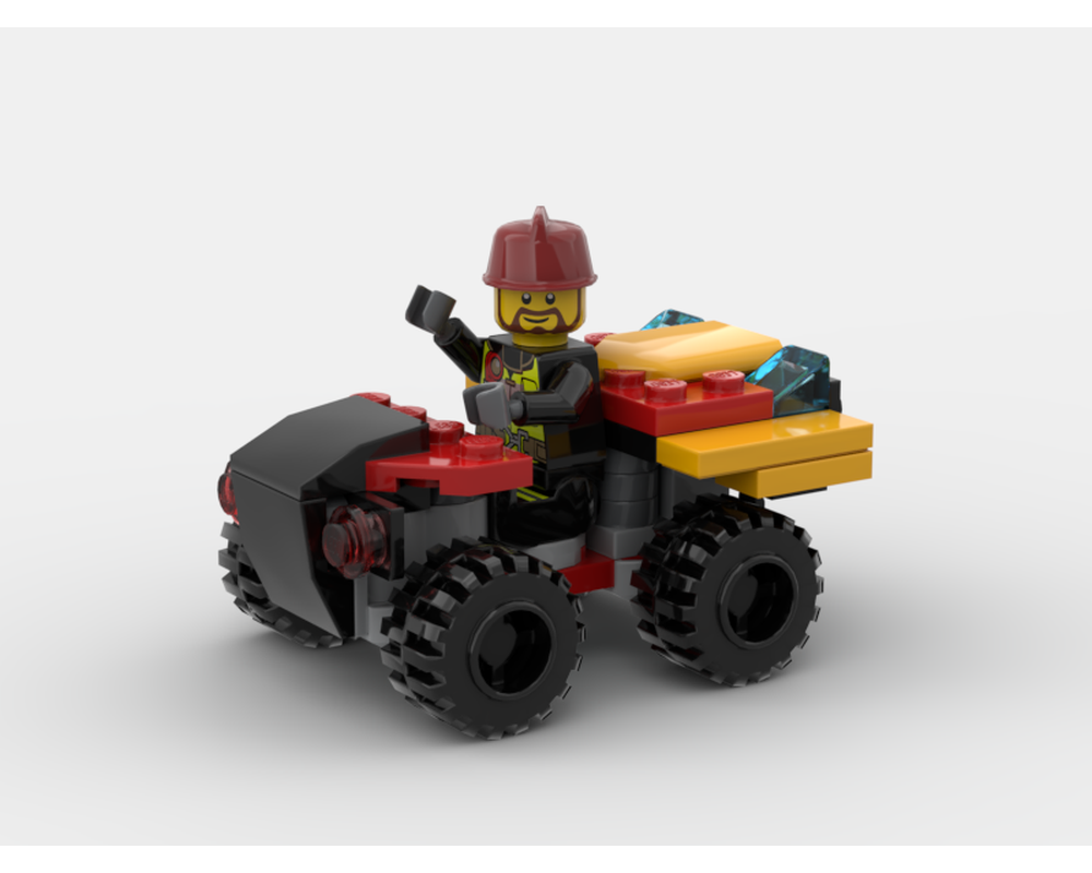 LEGO MOC Fire Department ATV by DonPadreMateo | Rebrickable - Build ...