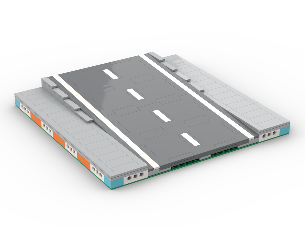 LEGO MOC Mills Road Plate Ramp by Smudge | Rebrickable - Build with LEGO