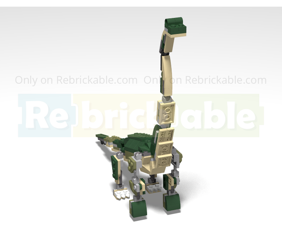 LEGO MOC 31121 Pelorosaurus by cre8torbuilds | Rebrickable - Build with ...