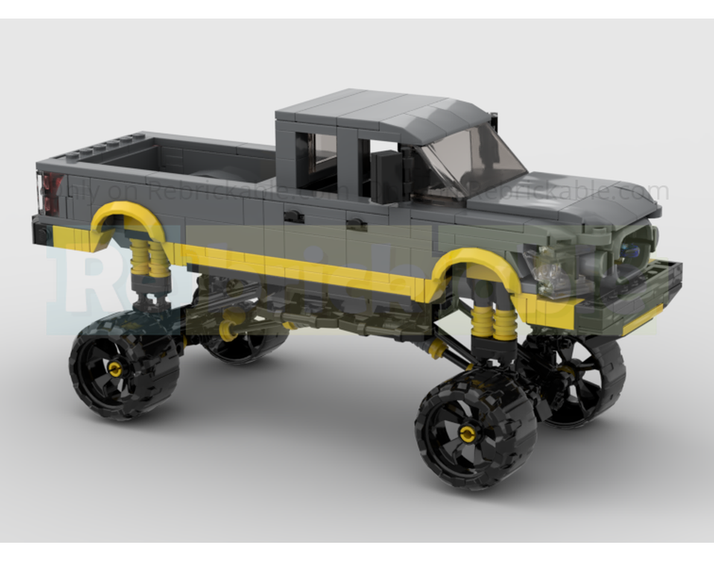 LEGO MOC Ford F250 Sema Style Show Truck by BrickMOCery | Rebrickable ...