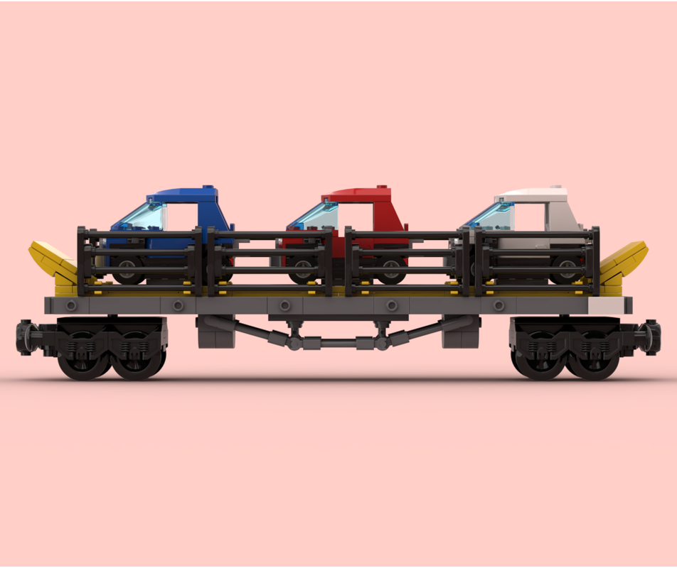 LEGO MOC Motorail Carflat Transporter by Wacky | Rebrickable - Build ...