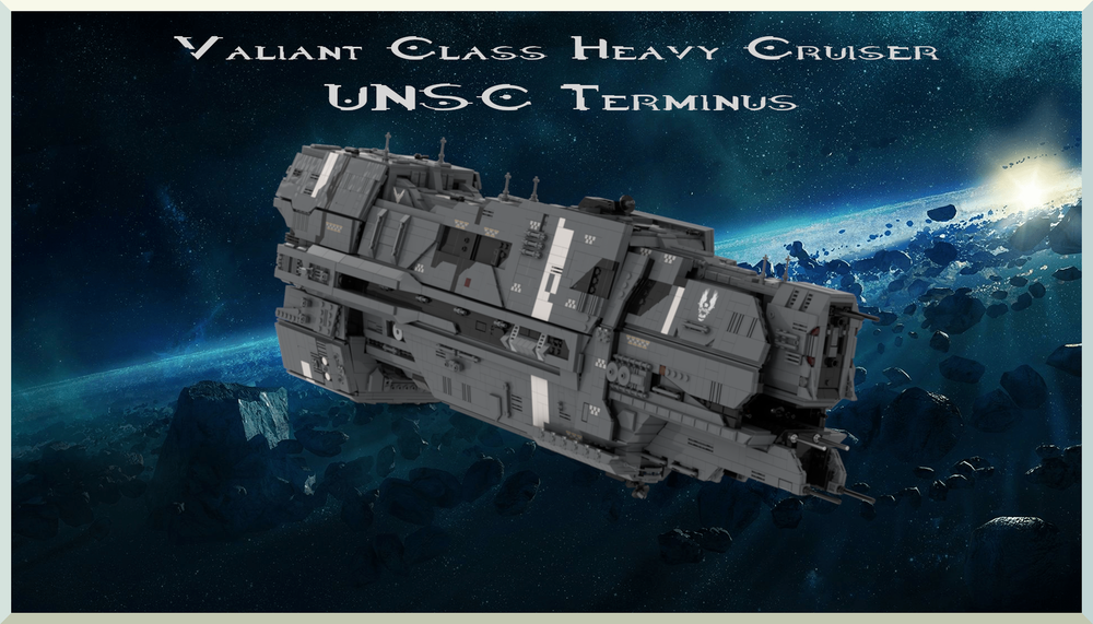 LEGO MOC Valiant-class super-heavy Cruiser - UNSC Terminus by ...