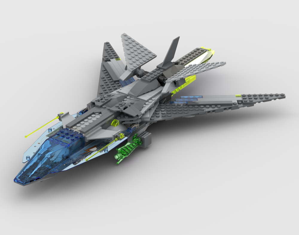 LEGO MOC VTOL Jet Spaceship by YanniciusIII | Rebrickable - Build with LEGO