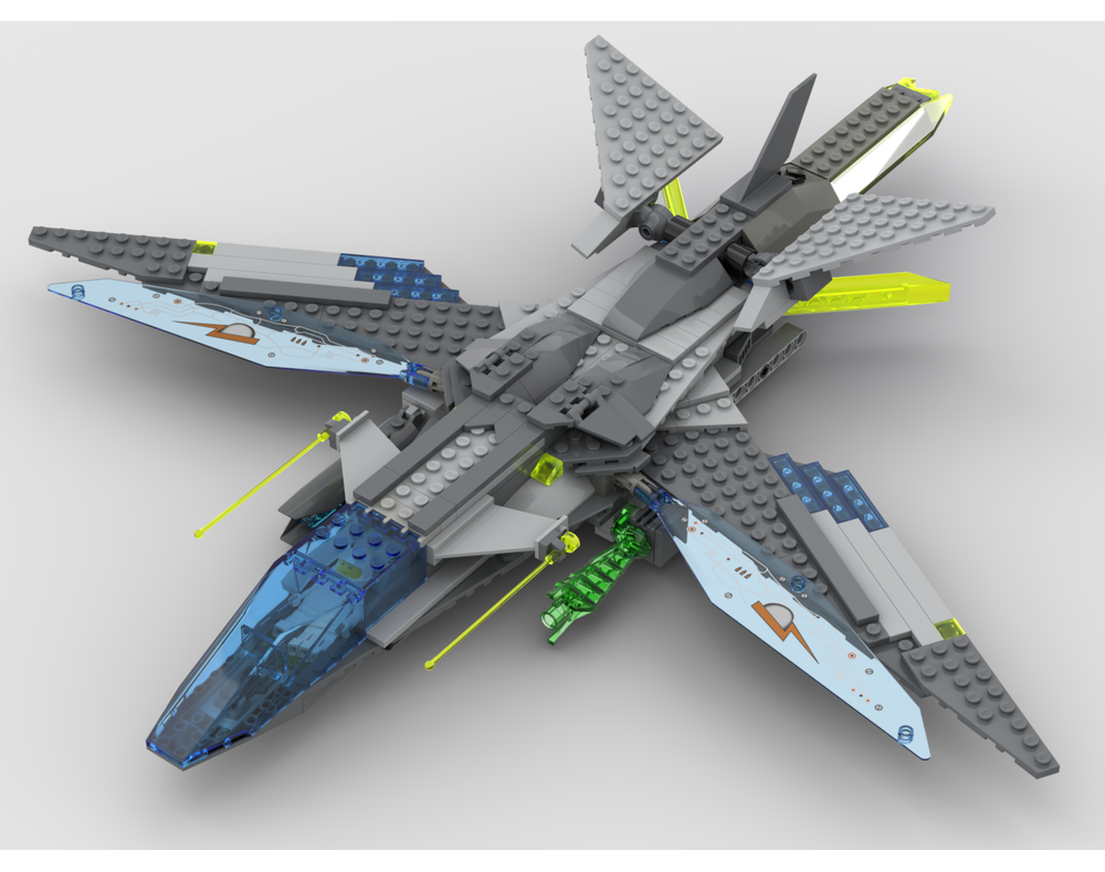LEGO MOC VTOL Jet Spaceship by YanniciusIII | Rebrickable - Build with LEGO