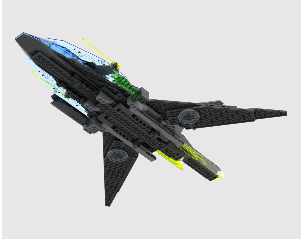 LEGO MOC VTOL Jet Spaceship by YanniciusIII | Rebrickable - Build with LEGO