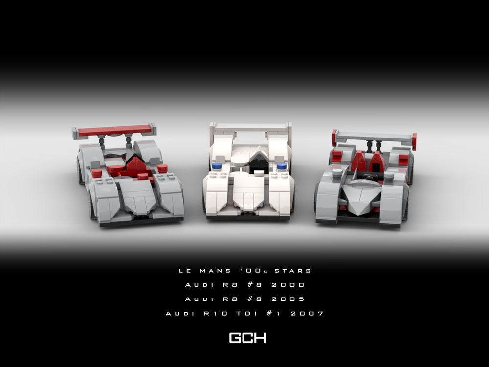 LEGO MOC LE MANS '00s STARS - Audi R8 / Audi R8 / Audi R10 by GCh ...