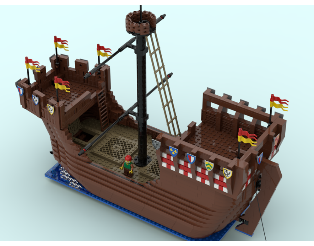 LEGO MOC Medieval "Castle-Ship" (Great Cogue) by Castle_Builder ...