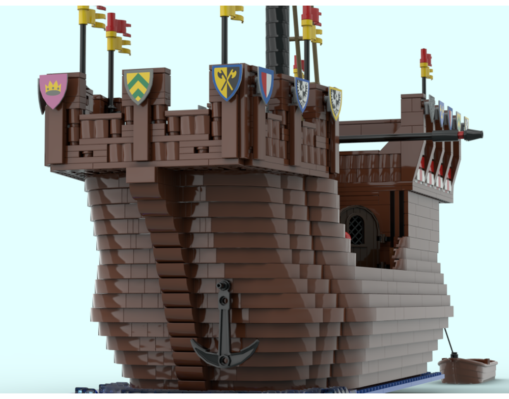 LEGO MOC Medieval "Castle-Ship" (Great Cogue) by Castle_Builder ...