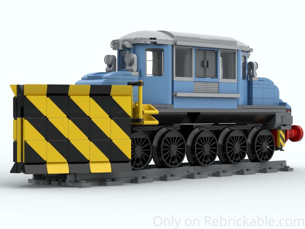 LEGO MOC Snowplough Train by Albox82 | Rebrickable - Build with LEGO