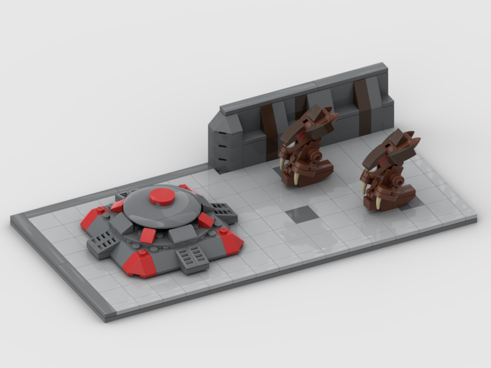 LEGO MOC StarCraft Zerg bunker attack by mickcorp | Rebrickable - Build ...