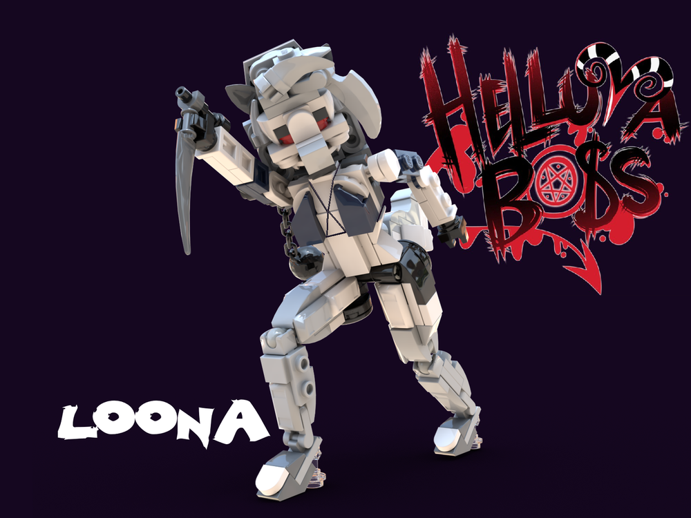 LEGO MOC Loona - Helluva Boss - Hazbin Hotel - hellhound by ALLEGORY ...