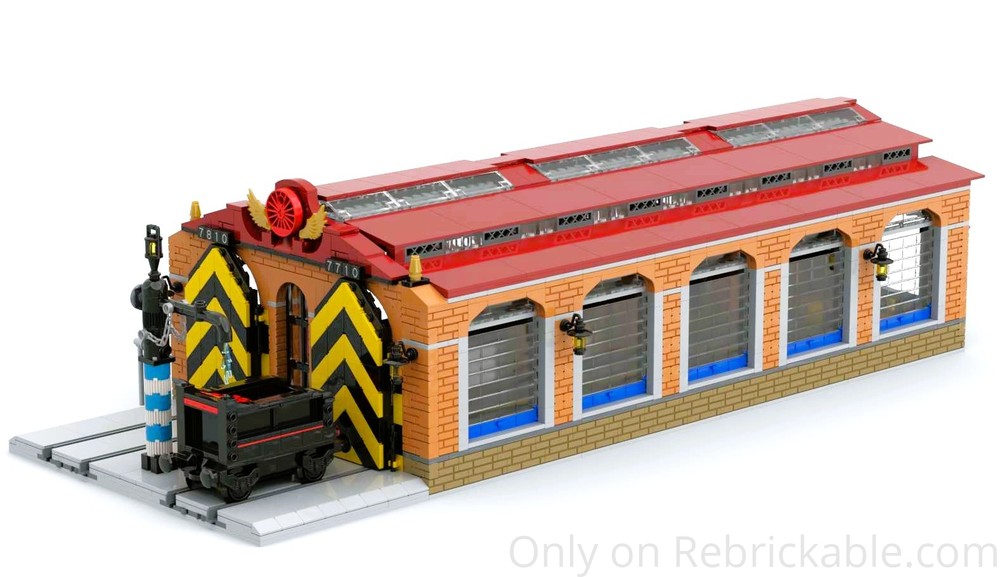 LEGO MOC Railway Steam Train Museum by Albox82 | Rebrickable - Build ...
