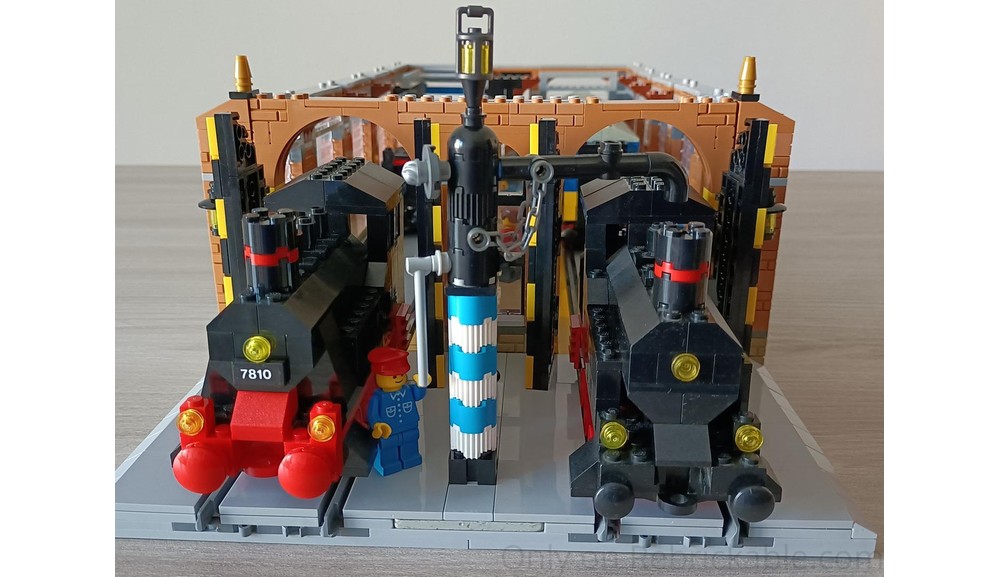 LEGO MOC Railway Steam Train Museum by Albox82 | Rebrickable - Build ...
