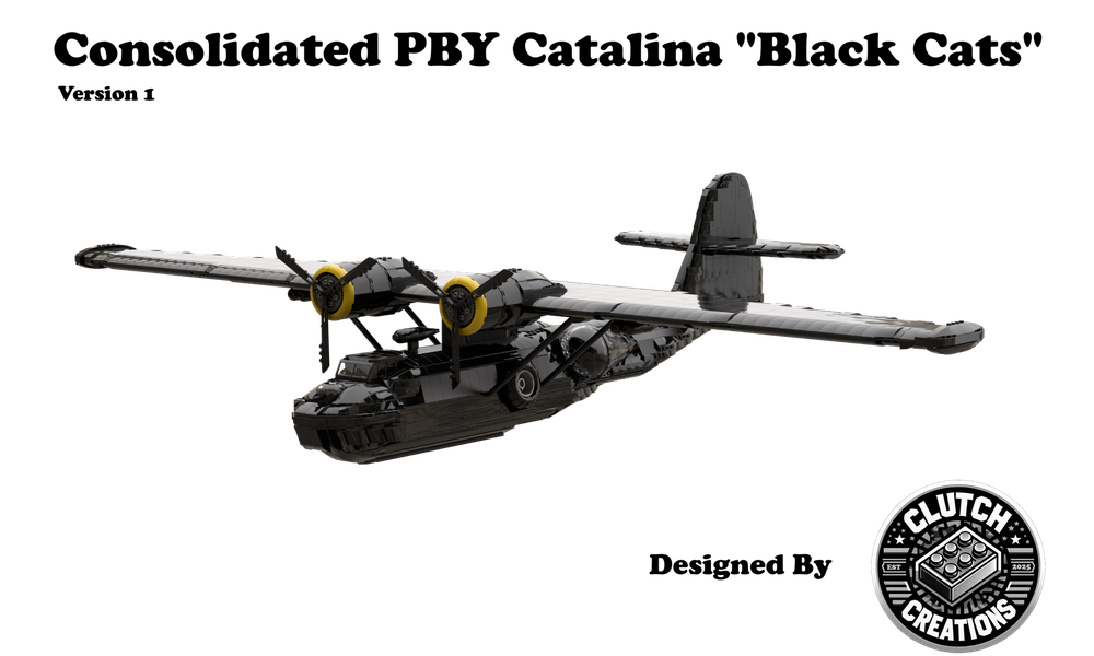 LEGO MOC Clutch Creations Black Cat PBY Version 1 by ClutchCreations ...