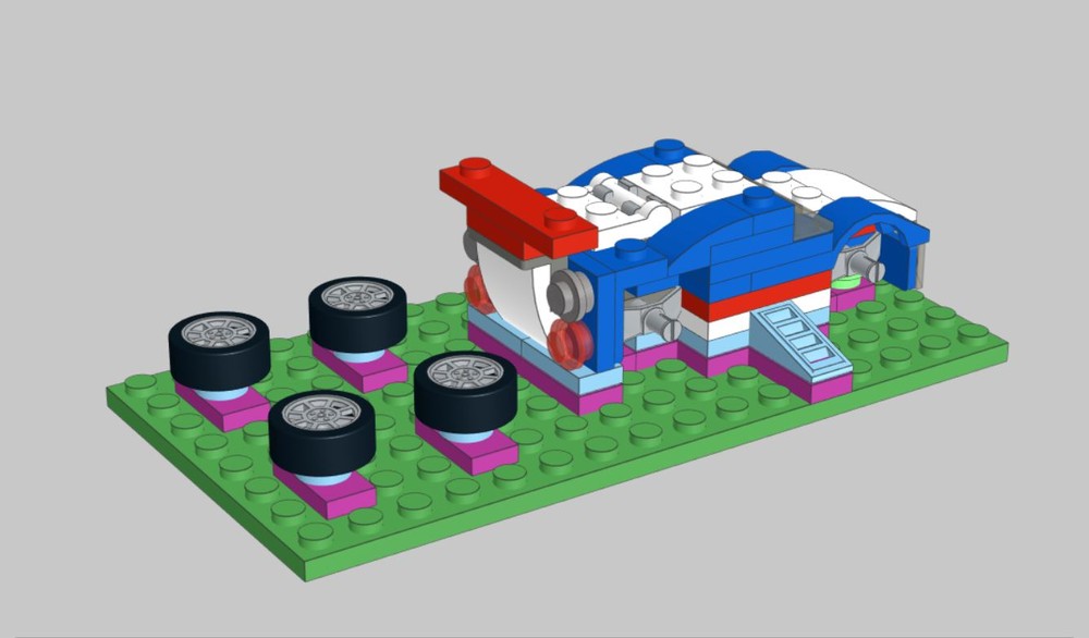 LEGO MOC 31027-1 Frame Rack by TurboRatRods | Rebrickable - Build with LEGO