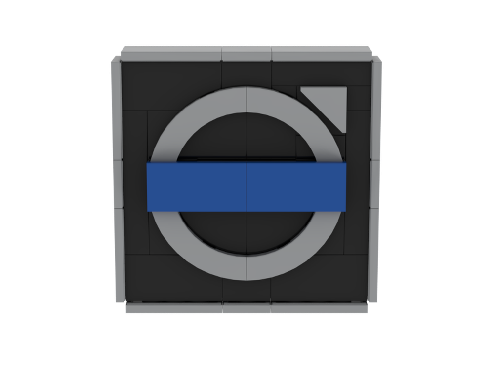LEGO MOC Volvo Logo Badge by ryan_c_byrd | Rebrickable - Build with LEGO