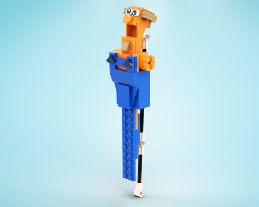 LEGO MOC Eddie (Brick Separator Puppet) by Brick-O-Builds | Rebrickable ...