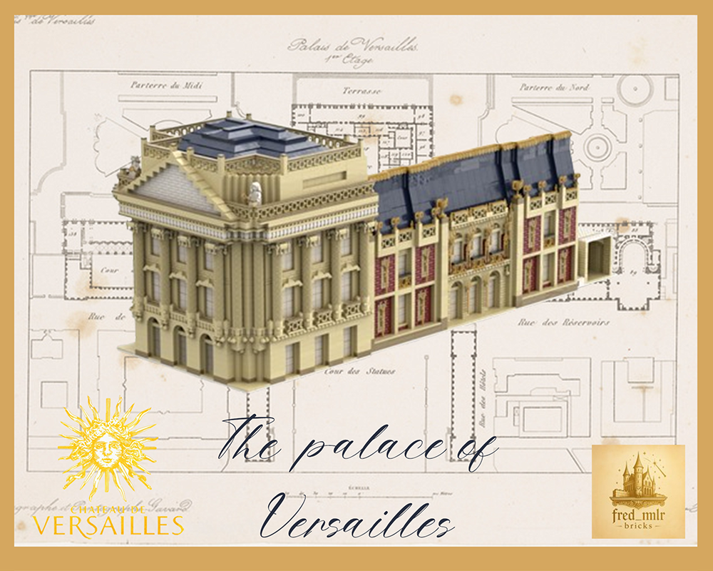 LEGO MOC-213847 Château de Versailles part 3 - LEGO Model (4215 pieces ...