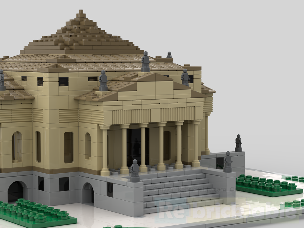 LEGO MOC Villa La Rotonda by thebricksandmagic | Rebrickable - Build ...
