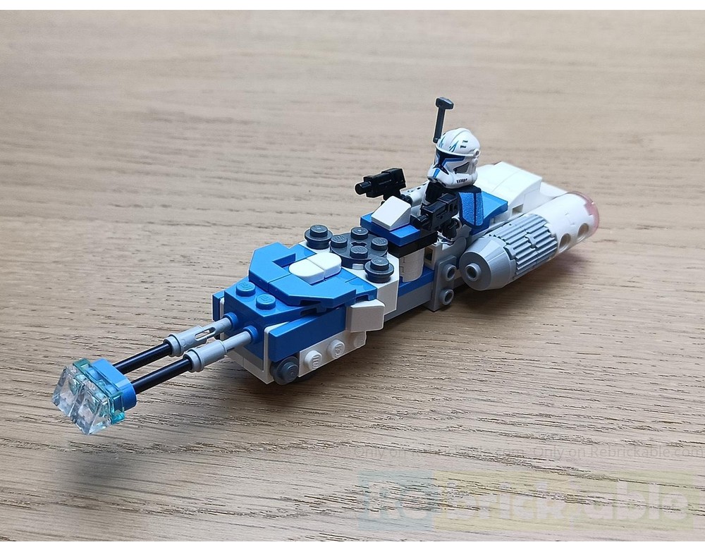 LEGO MOC Captain's Rex Speeder by Ewok | Rebrickable - Build with LEGO