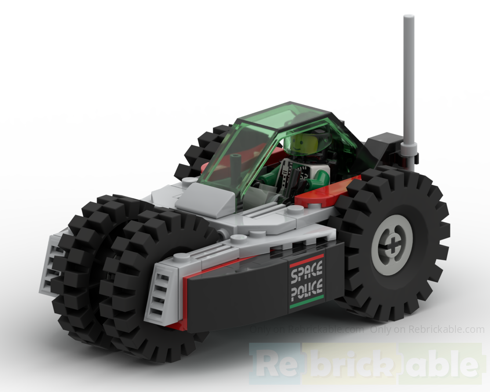 LEGO MOC Space Police II Trike by GentleEarwig | Rebrickable - Build ...