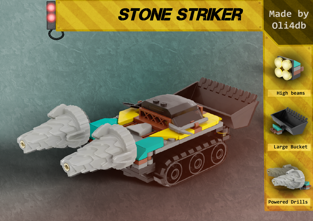 LEGO MOC The Stone Striker - Compact Mining Vehicle by oli4db ...