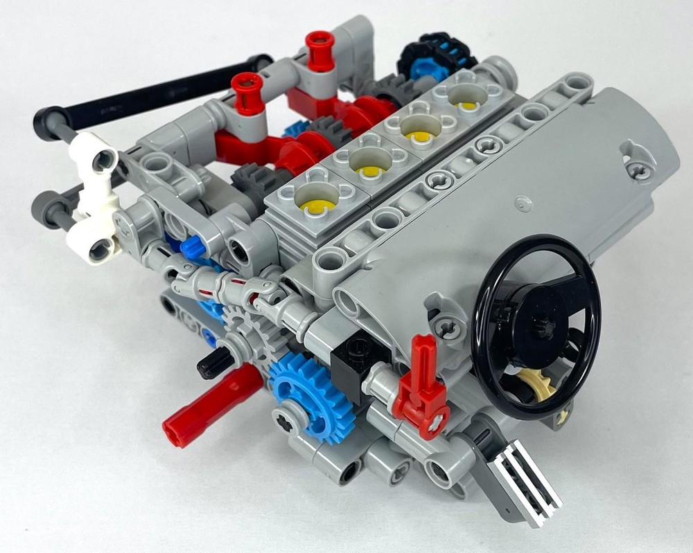 LEGO MOC drivetrain with working clutch by PlasticGear | Rebrickable ...