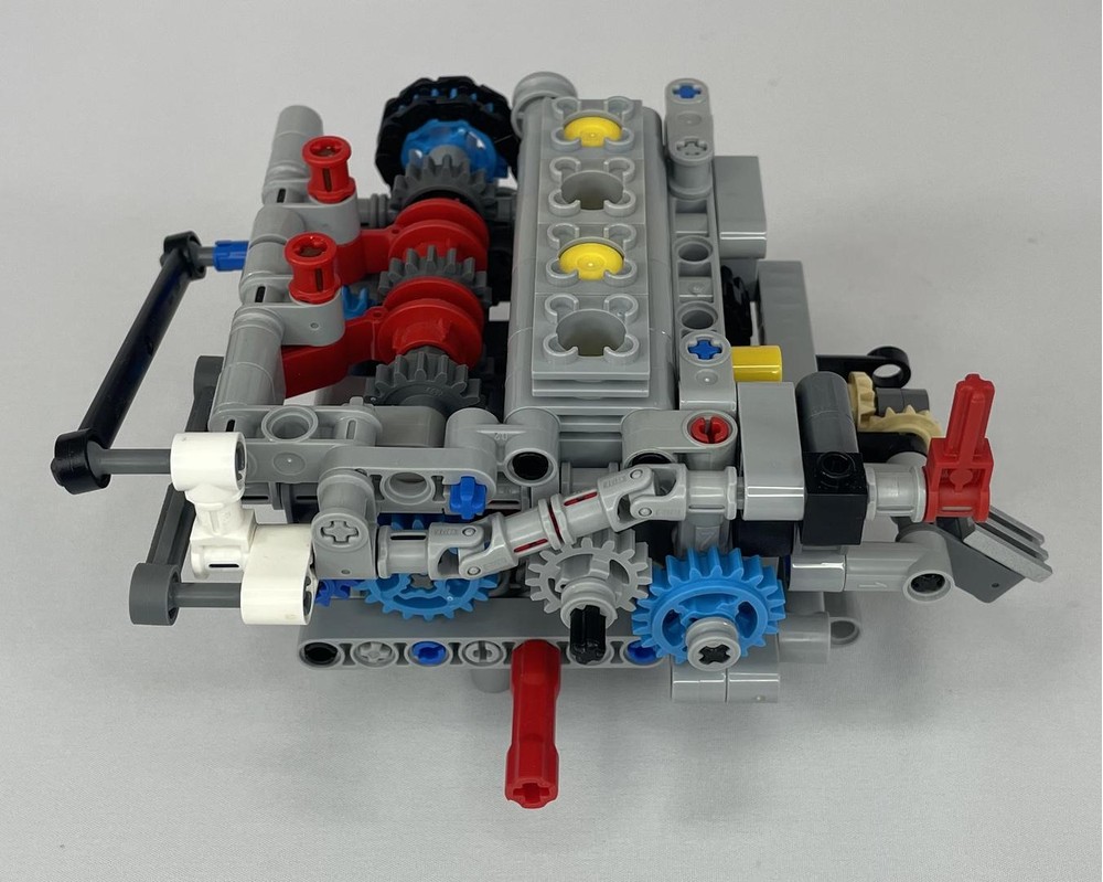 LEGO MOC drivetrain with working clutch by PlasticGear | Rebrickable ...