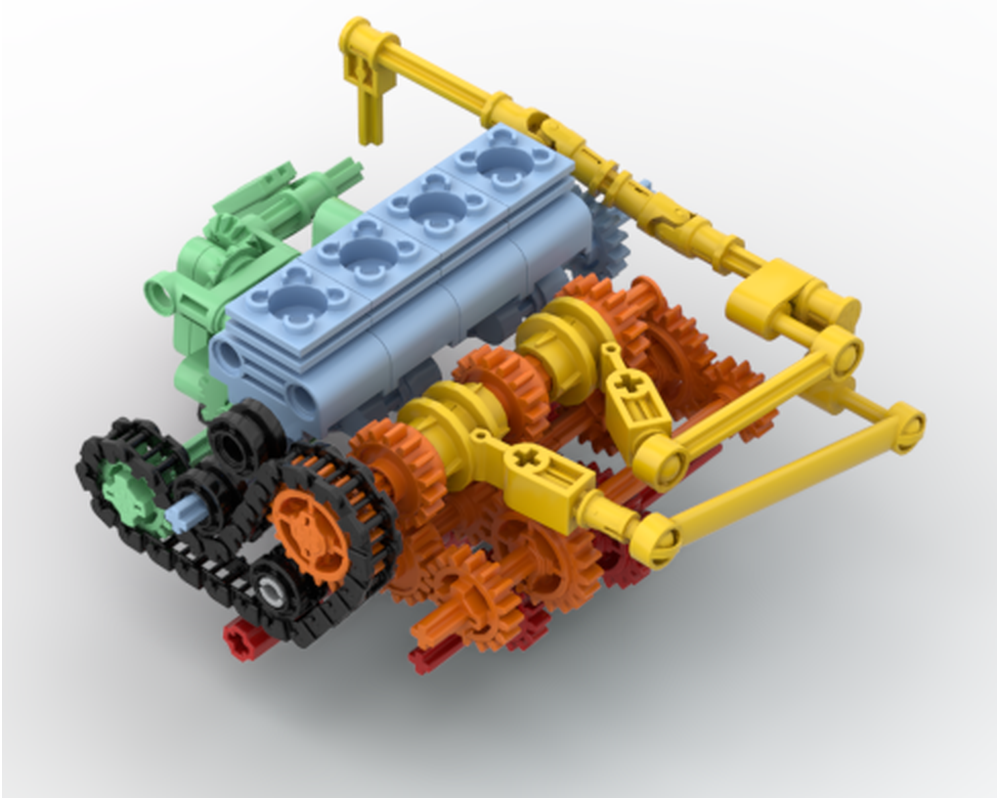 LEGO MOC drivetrain with working clutch by PlasticGear | Rebrickable ...