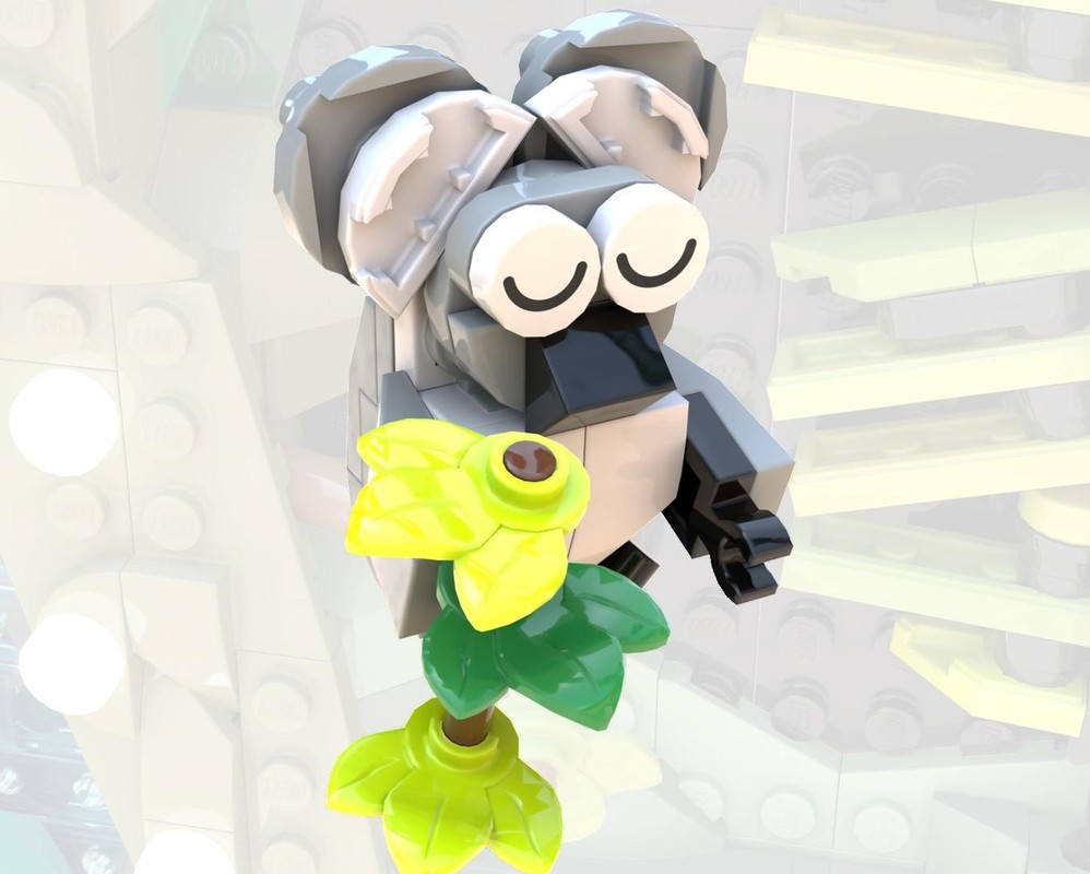 LEGO MOC Australian Animal - Koala by LincolnSixBricks | Rebrickable ...