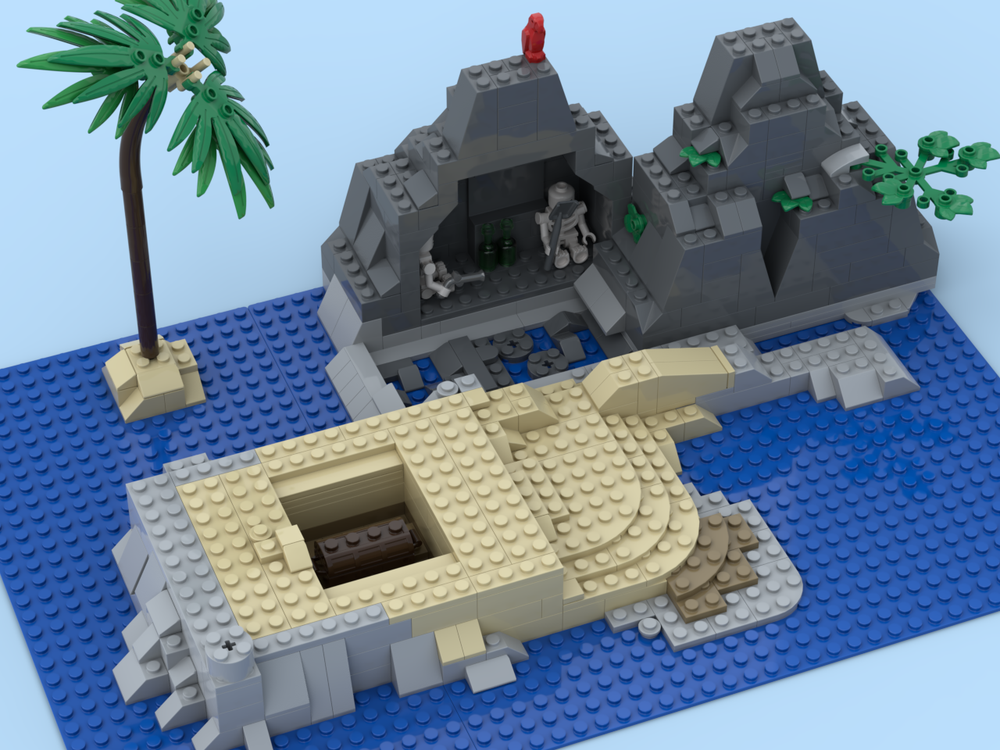LEGO MOC Rocky Reef (6254) by Denis-O | Rebrickable - Build with LEGO