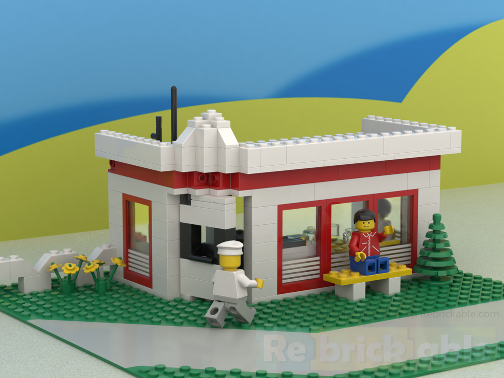 LEGO MOC 6380 Community centre by se1977 | Rebrickable - Build with LEGO
