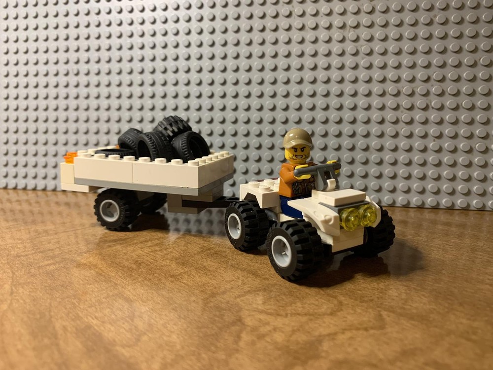 LEGO MOC Four Wheeler Trailer by doinitwell | Rebrickable - Build with LEGO