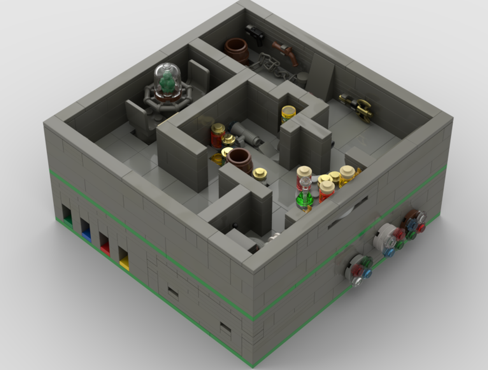 LEGO MOC The alchemists stone: a interactive Lego puzzle box 40+ steps ...