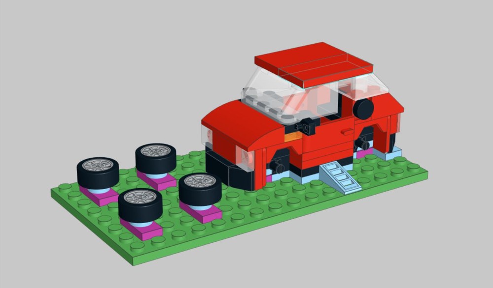 LEGO MOC Frame Rack for MOC-213489 by TurboRatRods | Rebrickable ...