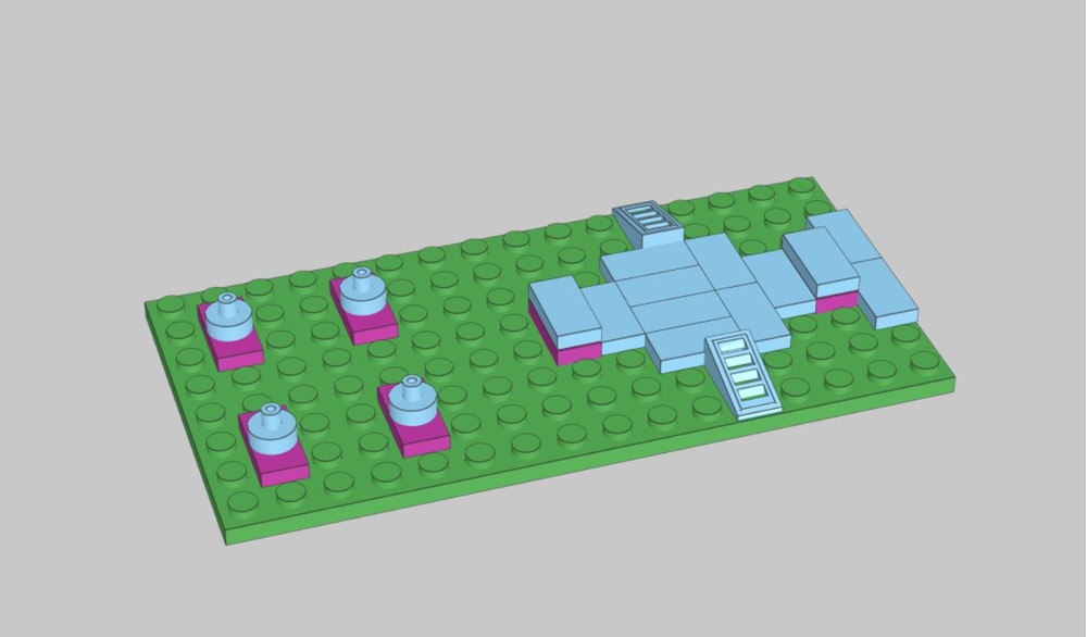 LEGO MOC Frame Rack for MOC-213489 by TurboRatRods | Rebrickable ...