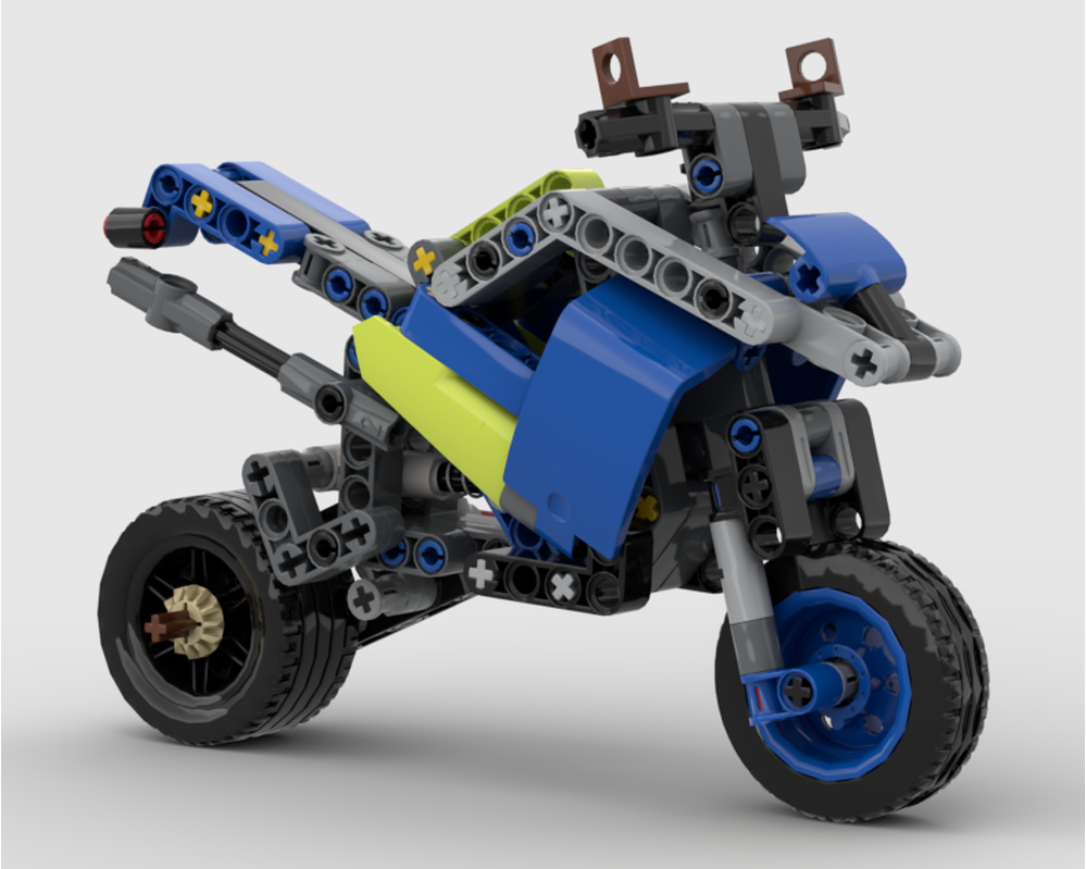 LEGO MOC 42164 Touring Motorbike by cocoacao | Rebrickable - Build with ...
