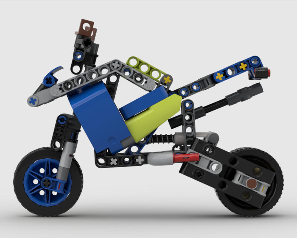 LEGO MOC 42164 Touring Motorbike by cocoacao | Rebrickable - Build with ...