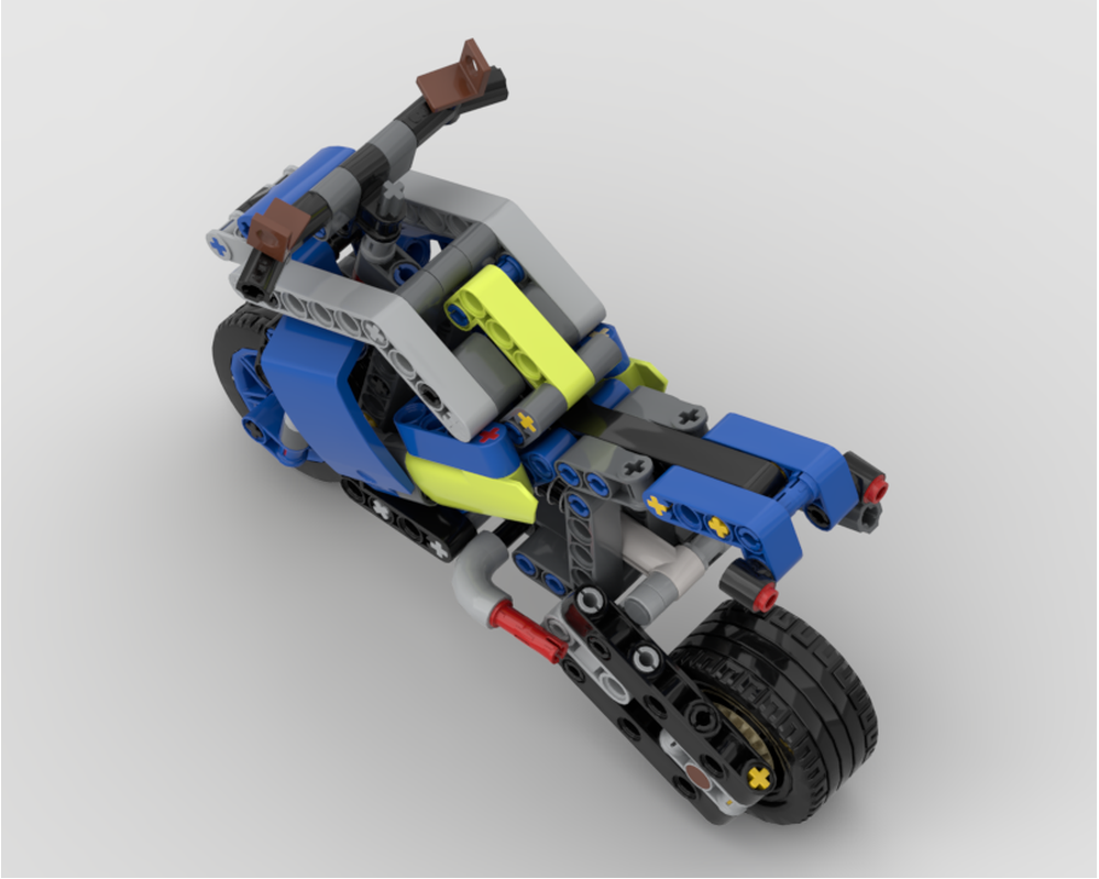 LEGO MOC 42164 Touring Motorbike by cocoacao | Rebrickable - Build with ...