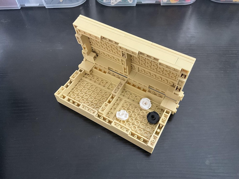 LEGO MOC Portable checker game by emixam2 | Rebrickable - Build with LEGO