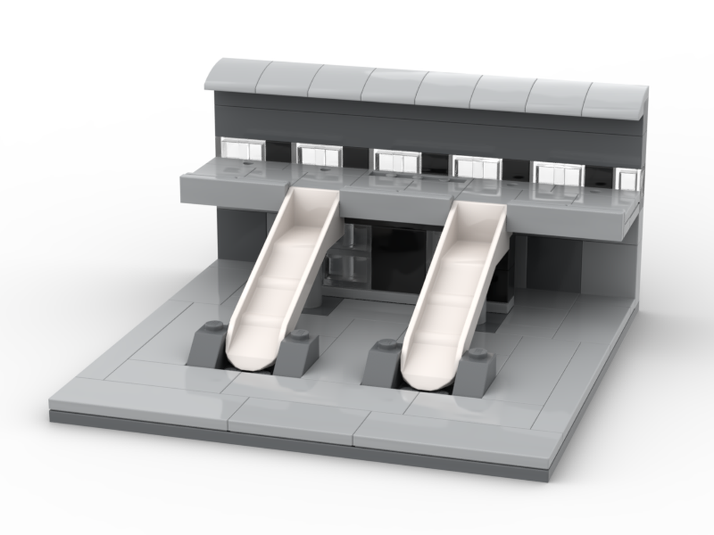 LEGO MOC Microscale Shopping Mall by BrickAndBuildsI | Rebrickable ...