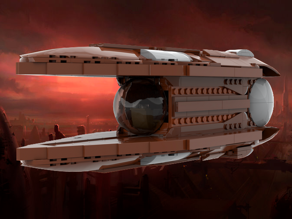 LEGO MOC Count Dooku's Solar Sailer by Legomanarthur | Rebrickable ...