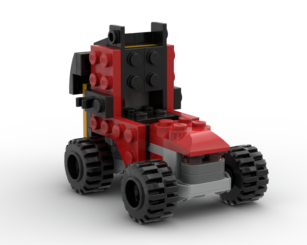 Lego Moc Road Truck By Akachi Rebrickable Build With Lego