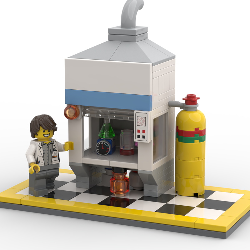 LEGO MOC Research Lab Chemistry Fumehood by Ptchnk | Rebrickable ...