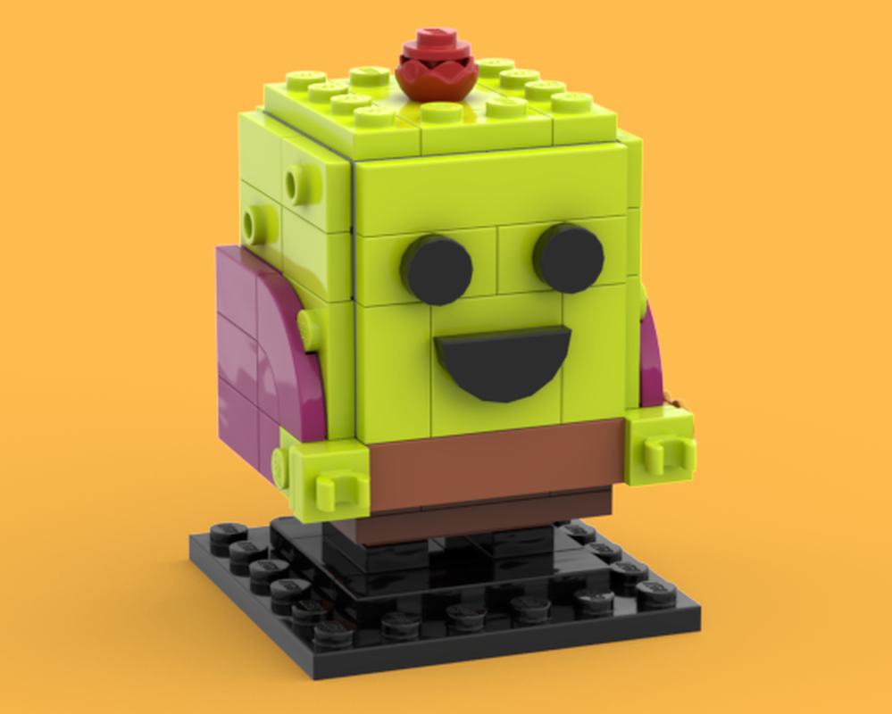 LEGO MOC Spike – BrickHeadz MOC (Brawl Stars) – by Brick3PO & El Brawlo ...
